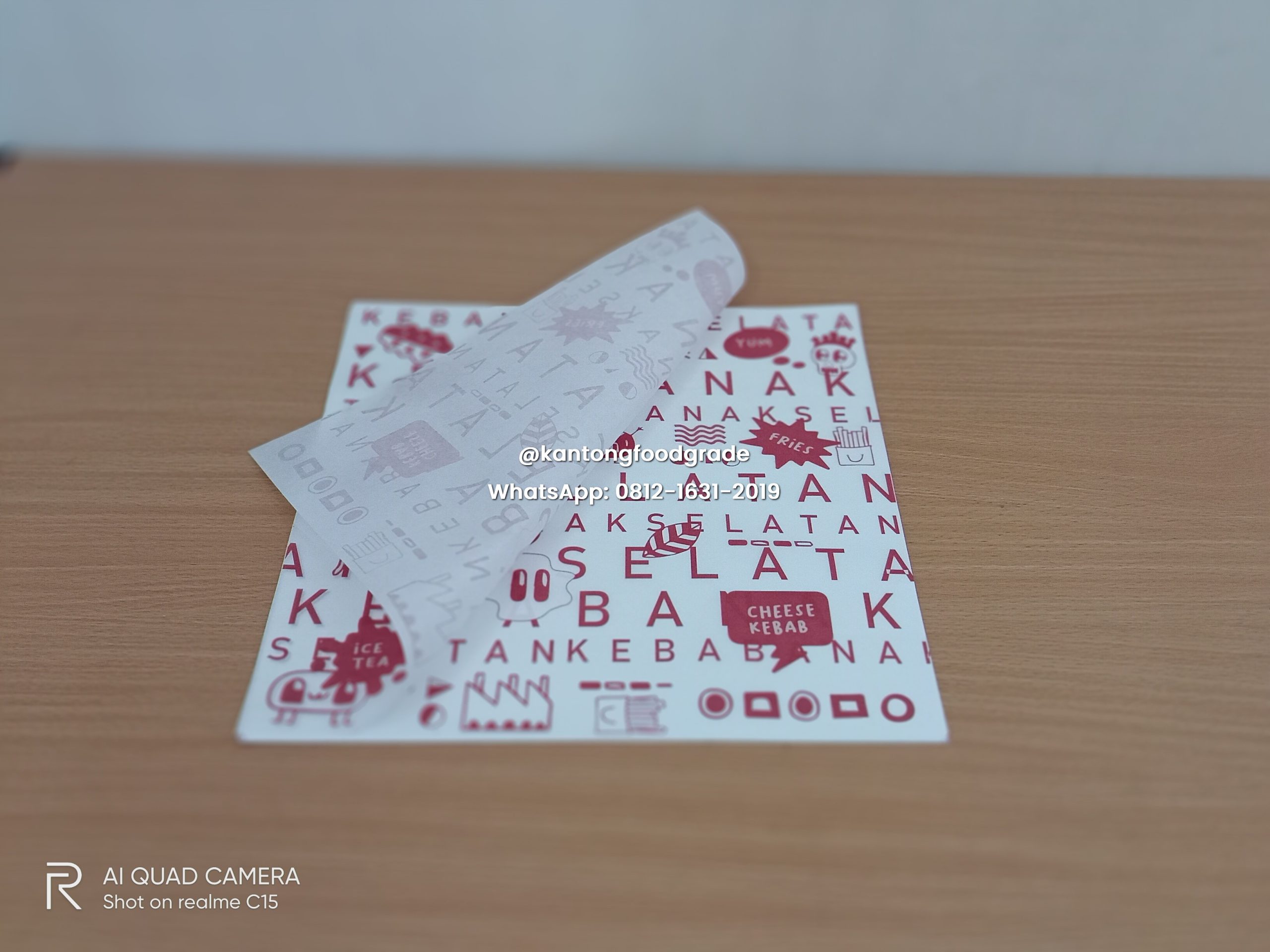 Alas Makanan - KANTONG KERTAS